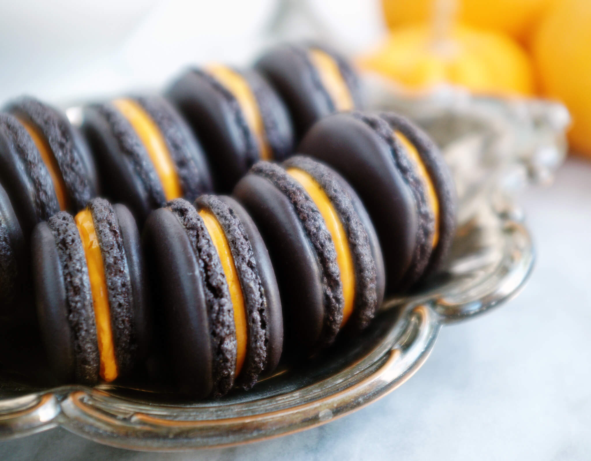 Perfectly Spooky Halloween Macarons – She's So Bright