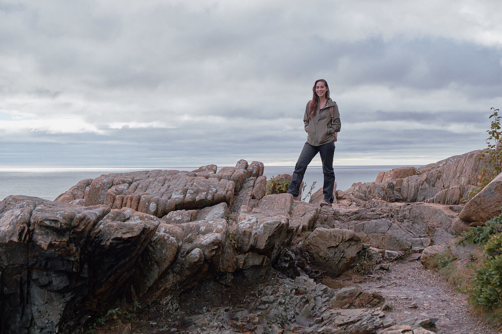 Maine’s Otter Cliff in the Morning – She’s So Bright