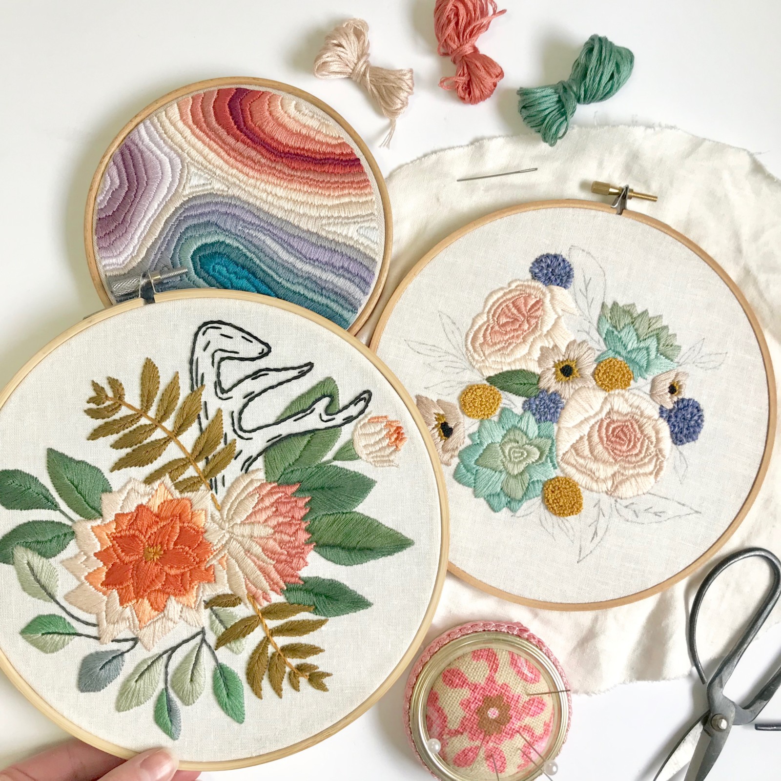 The Gorgeous Designs of Lark Rising Embroidery – She's So Bright